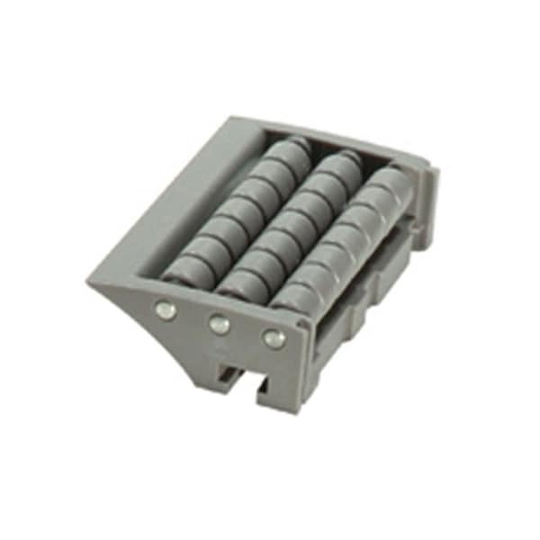 Rexnord Transfer Plate, Roller, 3 Row Roller, 3.82 in. Roller Width TRAN PLT LBP L4.5 W/NOSE | Zoro